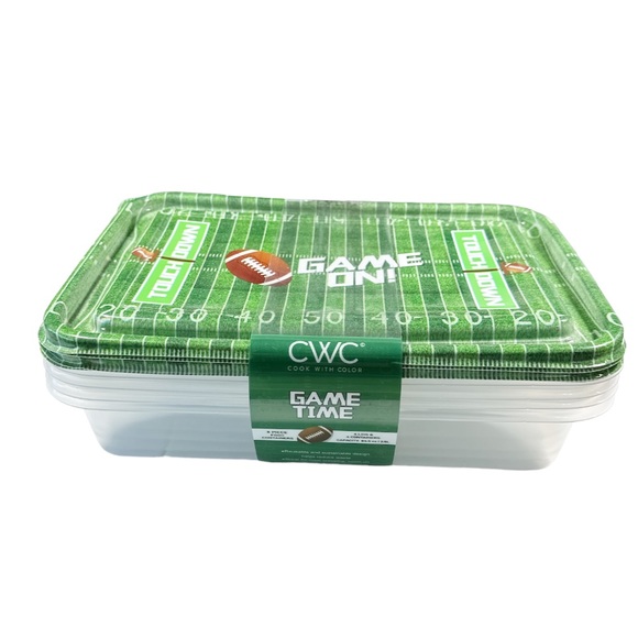 CWC | Kitchen | Salenew Cwc Game Time Game On 5 Section Food Storage ...